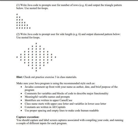 solved 1 write java code to prompts user for number of