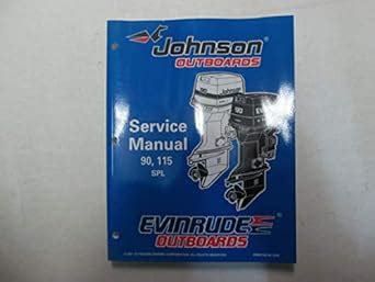 1998 Johnson Evinrude Outboards 90 115 SPL Service Manual 502209 Boat