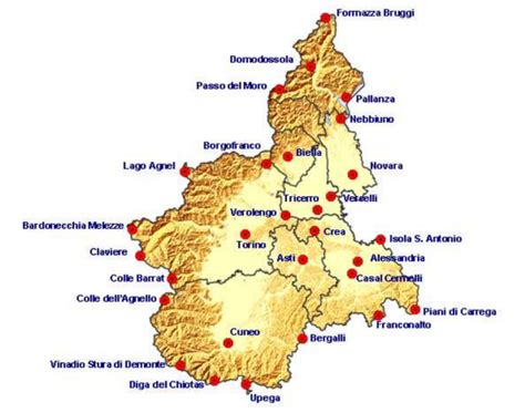 Ivrea Cartina Piemonte Sommerkleider 2015