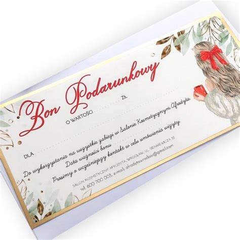 boże narodzenie święta BON PODARUNKOWY VOUCHER złoto 25 sztuk