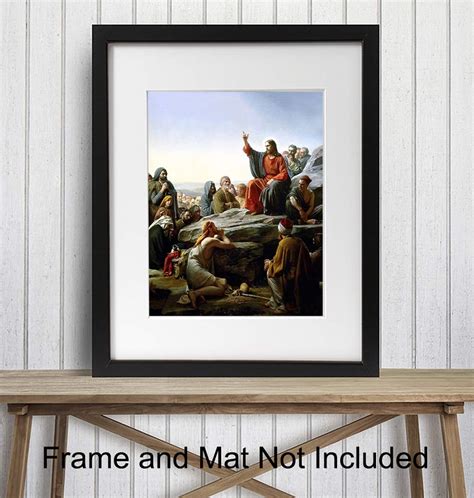 Buy Jesus Christ Sermon On The Mount Christian Wall Art Jesus