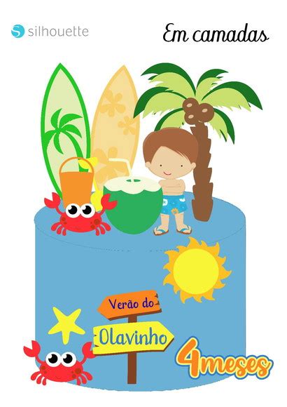Arquivo Topo De Bolo Pool Party Elo7 Produtos Especiais