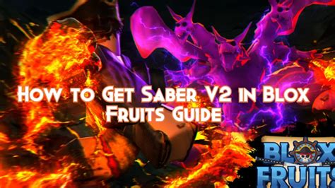 How To Get Saber V In Blox Fruits Guide Pillar Of Gaming