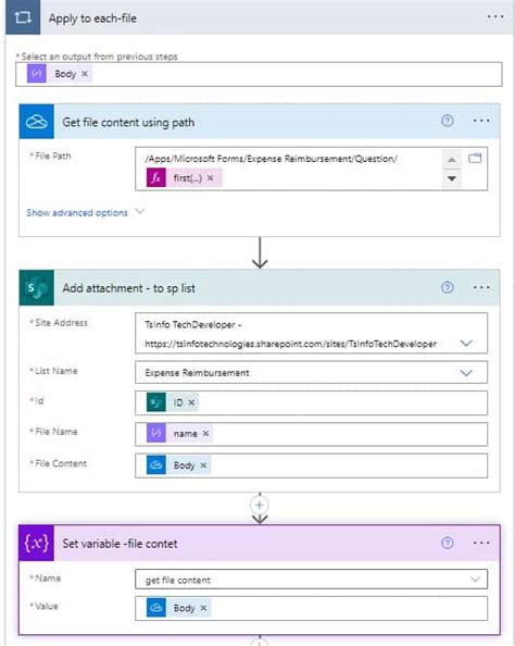 expense reimbursement and approval using power automate [sharepoint list microsoft forms