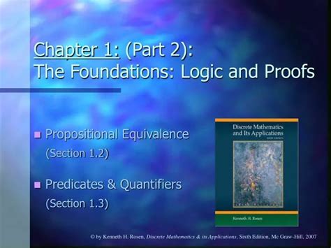 ppt chapter 1 part 2 the foundations logic and proofs powerpoint