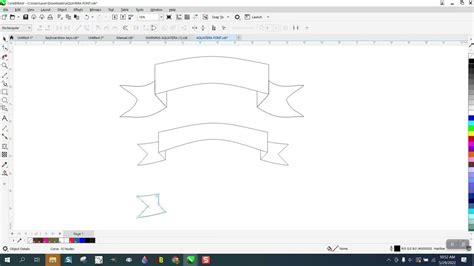 Coreldraw Trick Banner Shapes Banner Stands Banners