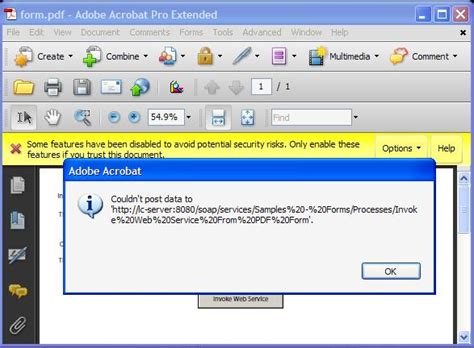 livecycle es2 service sample forms invoke web service from pdf form