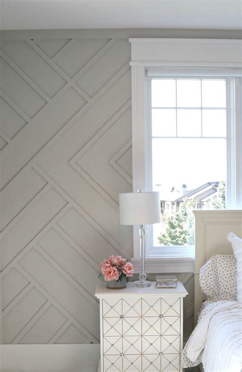 Custom Geometric 3 Dimensional Accent Wall Includes Design Pre Cut
