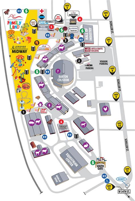 Fair Map Arkansas State Fair Guide