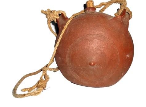 OUTIL ANCIEN ART Populaire Ancienne Gourde En Gres Pour Moissonneur