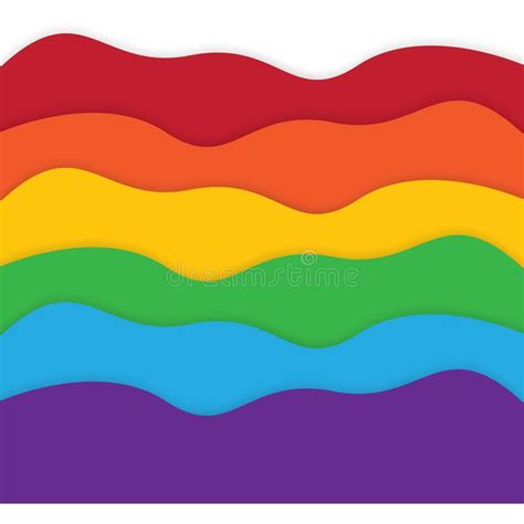 Vetor De Modelo Do Logotipo Do Orgulho Arco íris Ilustração do Vetor