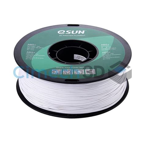 Filamento ABS Blanco Marca ESun 1Kg Cimech 3d