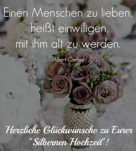 30 Sprüche zur Silberhochzeit Glückwünsche und Bilder mit Text