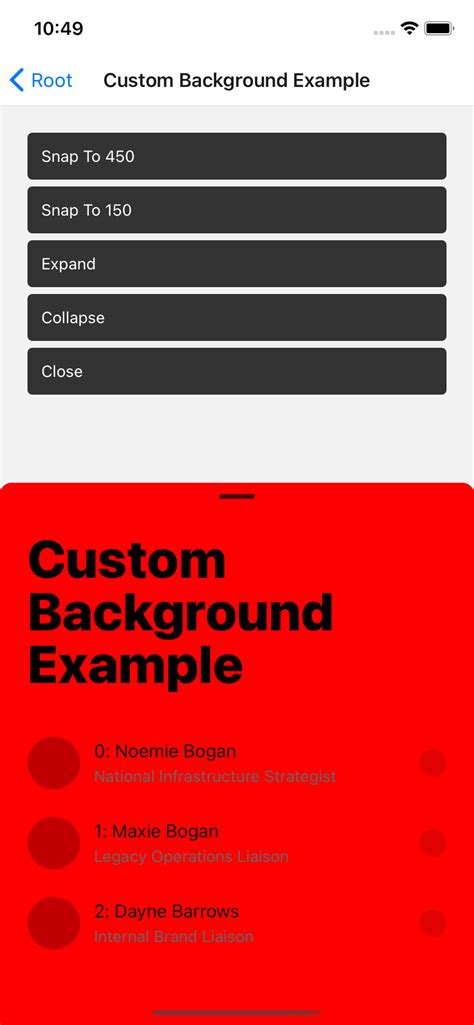 V4 V2 BackgroundColor Does Not Work Issue 1242 Gorhom React