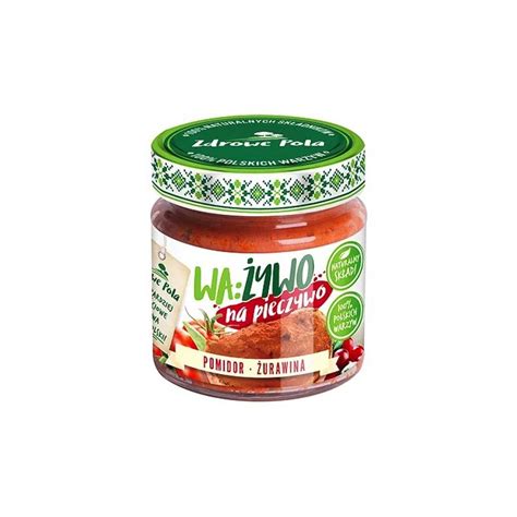 WaŻywo Pasta z suszonymi pomidorami i żurawiną 180 g JOYFOOD Sklep