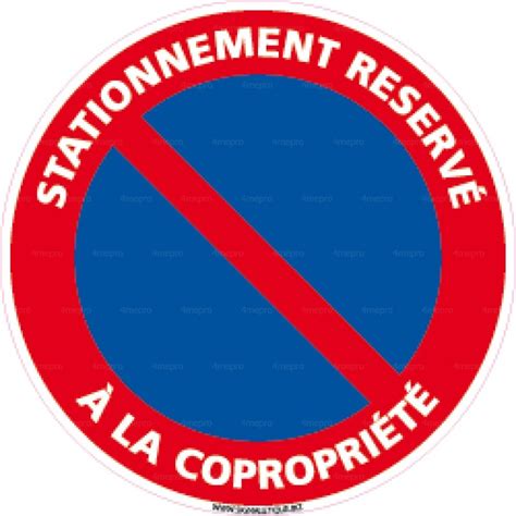 Panneau Rond Stationnement R Serv La Copropri T Mepro