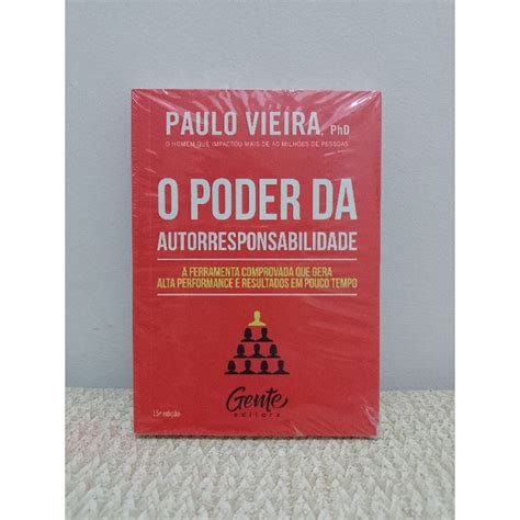 O Poder Da Autorresponsabilidade Paulo Vieira Livro De Bolso