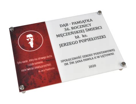 Tabliczka Firmowa Szyld Plexi Mleczna Nadruk UV A4 4 Cena Opinie