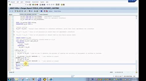 widening cast and narrow cast in abap oops youtube