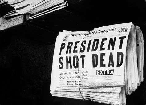 Jfk Assassination Front Pages From