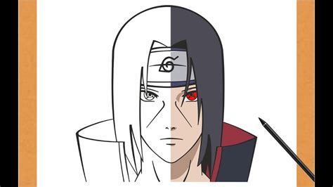 COMO DESENHAR ITACHI UCHIHA NARUTO Passo A Passo YouTube