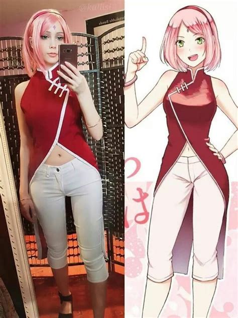 Cosplay De Sakura Uchiha💞 Sigueme 🌊sakura Haruno🌊 Sakura Haruno Cosplay Sakura Cosplay