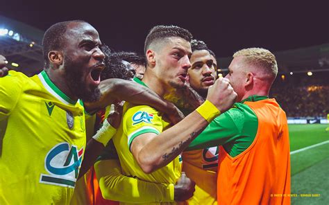 FC Nantes FC Nantes Olympique Lyonnais 1 0 Nantes ira défendre