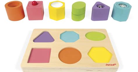 Janod Wood Shapes And Sound Juego De Formas Encajables Notino Es