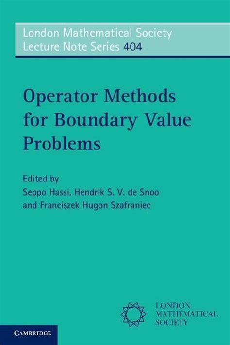 operator methods for boundary value problems ebook hassi seppo 9781139558877