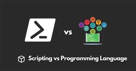 scripting language vs programming language what s the difference programming cube