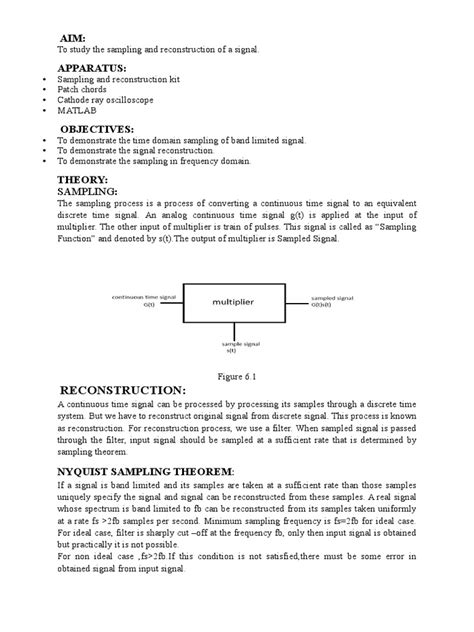 sampling pdf sampling signal processing telecommunications engineering