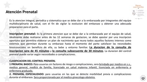 Lineamiento MATERNO 2023 ley nacer con cariño PPT