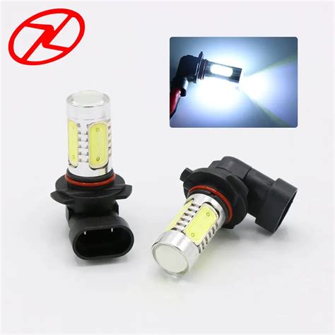 2 Pces Luz De Nevoeiro Do Carro 9006 Hb4 Conduziu A Luz 7 5w De Alta