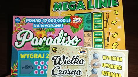 8 Zdrapki Lotto Mega Linie Paradiso Wielka Czarna Perła