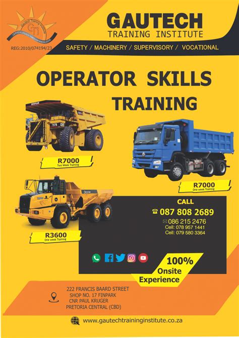 Adt Operator Training In Gauteng Gautech Training Institute