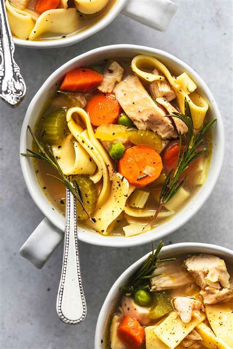 Easy Homemade Chicken Noodle Soup Creme De La Crumb