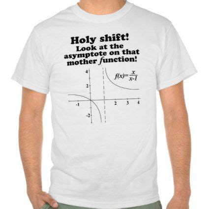 Holy Shift Look At The Asymptote Math T Shirt T Shirt Unusual