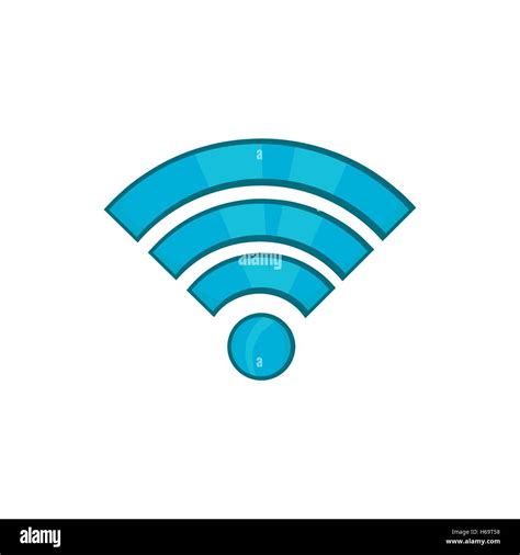 Icono De Wi Fi Estilo De Dibujos Animados Imagen Vector De Stock Alamy