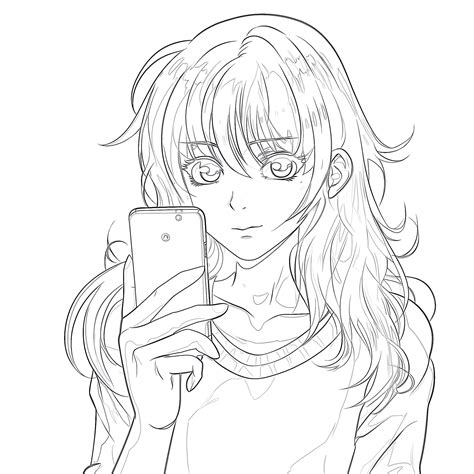 Coloring Pages Anime Printable Coloring Pages Mimi Panda