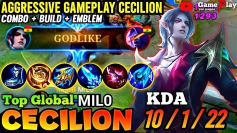 Best Build Cecilion 2023 Gameplay Top Global Cecilion By MIL0 Top