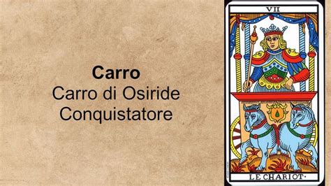 Arcani Maggiori Marsigliesi Carro Tarocchi Sensi Di Colpa