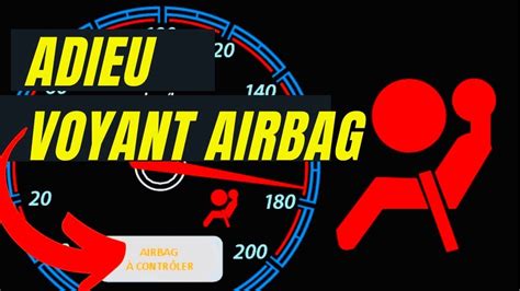 Voyant d airbag allumé comment régler ça YouTube
