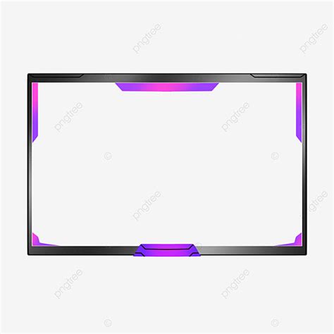 Live Streaming Overlays Png Transparent Border Gaming Overlay Live