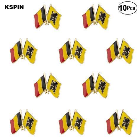 Bélgica FLANDERS Pin De Solapa Bandera Insignia Broche Alfileres