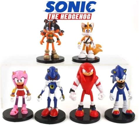 Jual Action Figure Sonic The Hedgehog Set Isi 6 Pcs Mainan Topper Cake