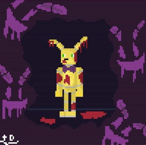 PixelArt de SpringBonnie FNaF Amino Español Amino