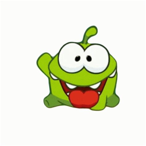 Waving Hand Om Nom Sticker Waving Hand Om Nom Om Nom And Cut The Rope