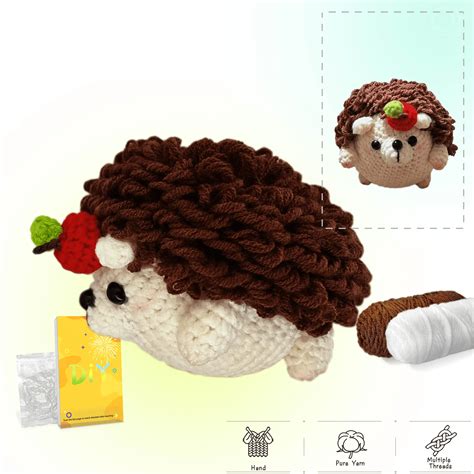 DIY Häkel Set für Anfänger Amigurumi gestopfte Pflanzen Geschenk