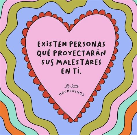 A Pink Heart With The Words Existen Personaas Que Proyectaran Sus