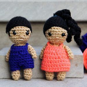 15 Small Crochet Dolls Free Patterns Kozu Palm Pals Crochet